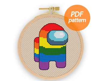 Among Us Cross Stitch - Etsy UK