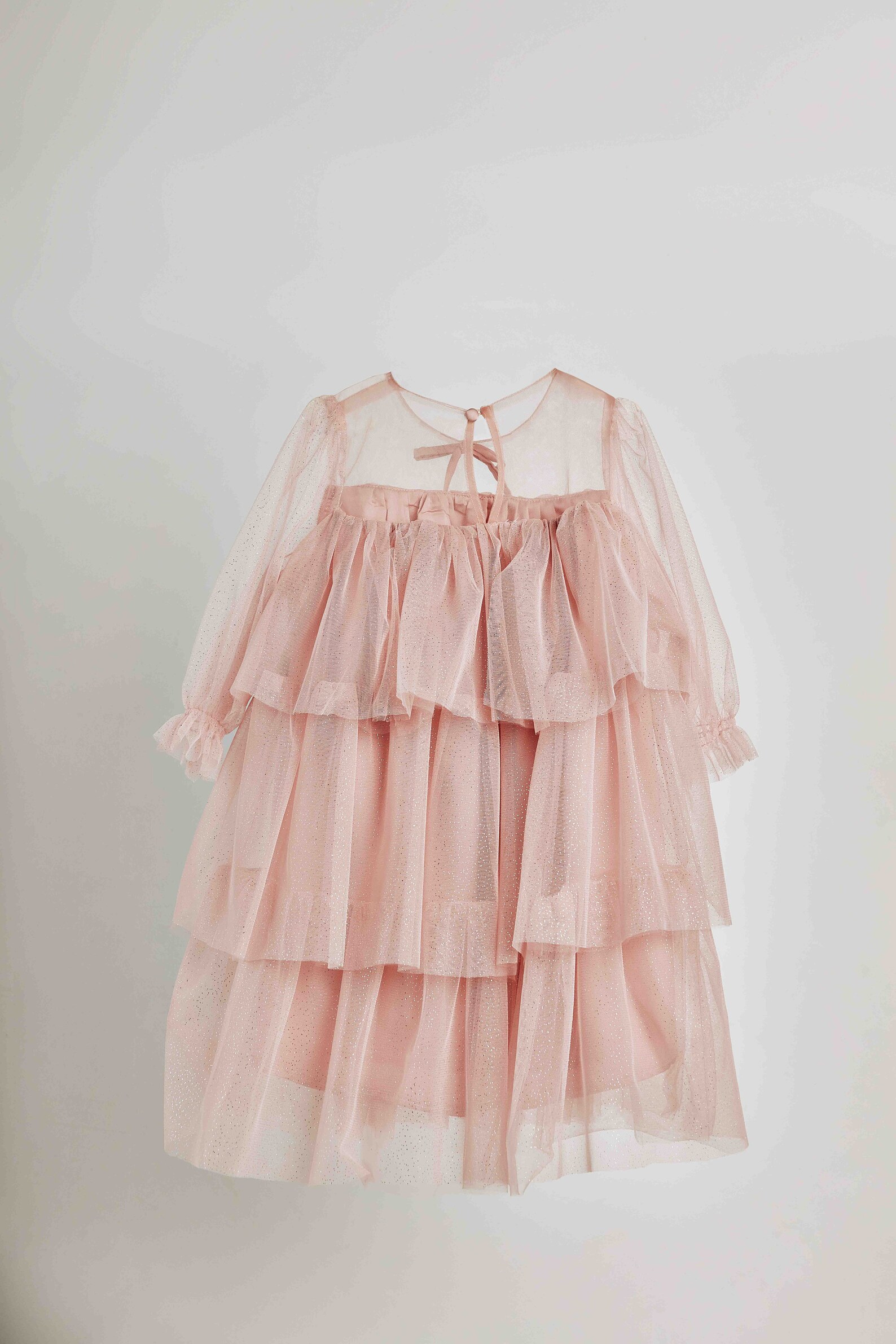 Pink Baby Tulle Ruffle Dress Dusty Rose Pink Girl Dress for - Etsy