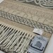 Calzeat Made in Scotland Jacquard Woven Viking Runic Natural Scarf - Etsy