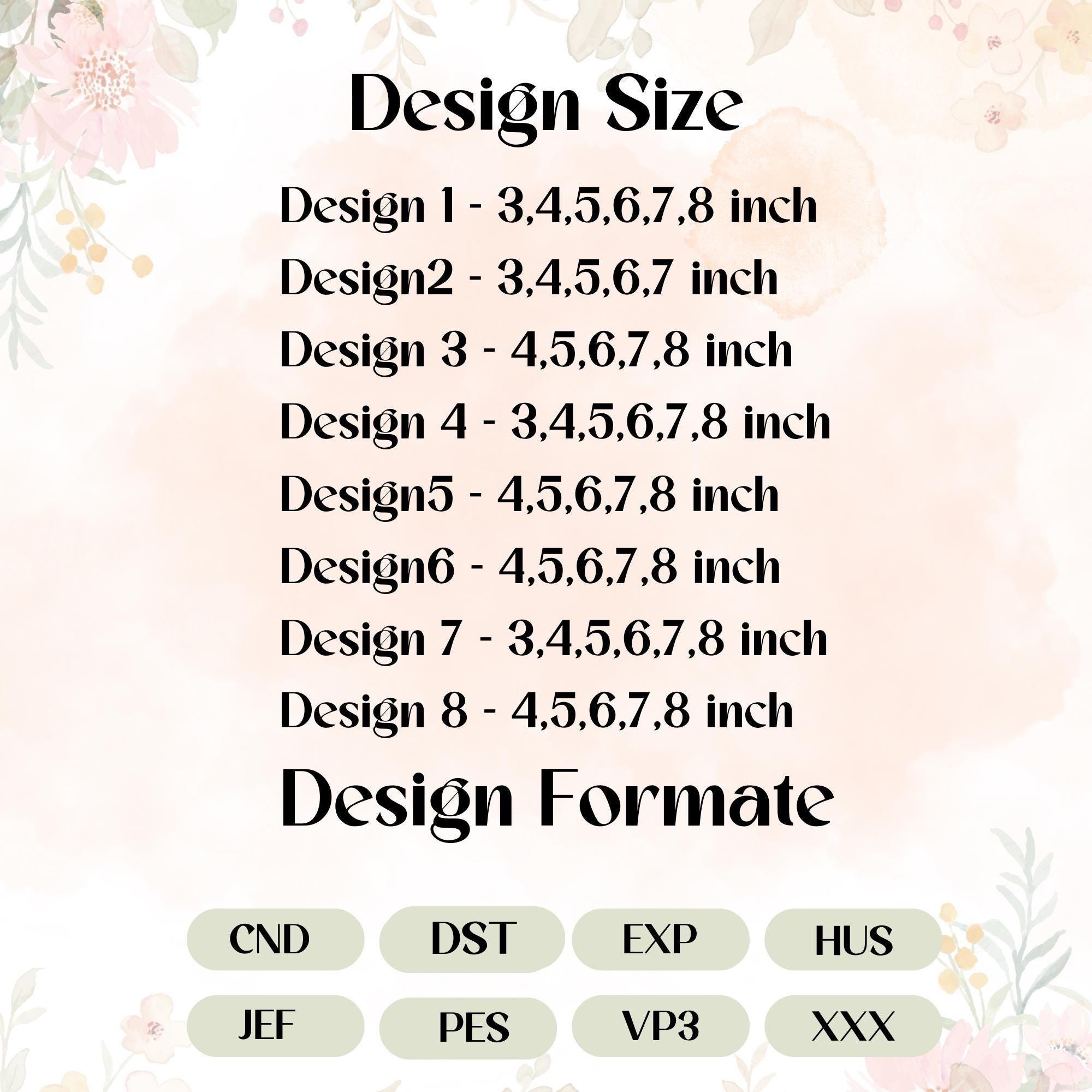 Floral Border Machine Embroidery Designs. Endless Flower Divider Line ...
