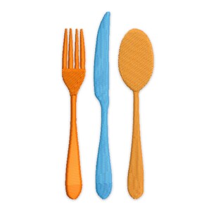 Kitchen Utensils Split Embroidery Design, Baking Tools Embroidery ...