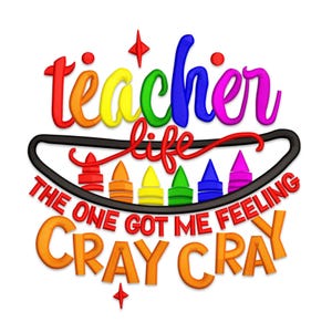 Teacher Embroidery Designs Bundle, School Machine Embroidery Collection ...