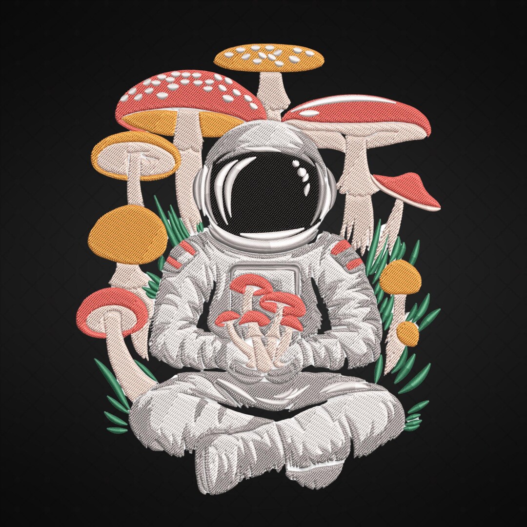 Astronaut Frog Embroidery Design, Astronaut Embroidery Designs, Galaxy ...