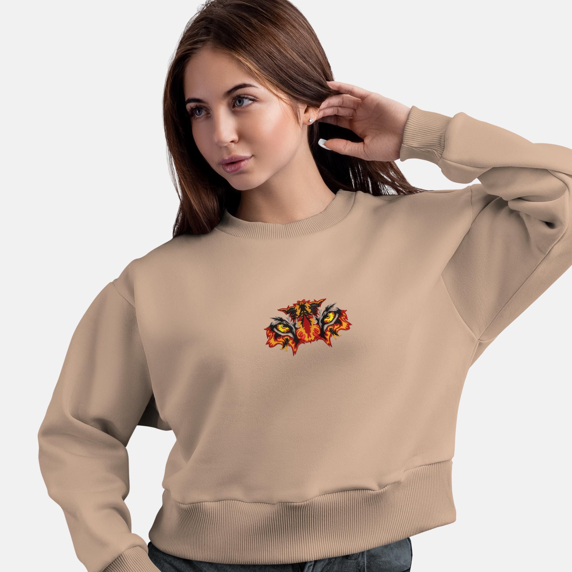 Tiger Eyes Machine Embroidery Design. Tiger Embroidery Design. Fierce ...