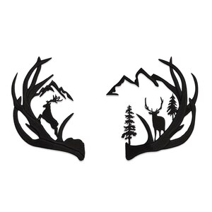 Deer Antlers Embroidery Designs, Antlers Machine Embroidery Designs ...