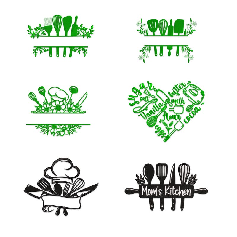 Kitchen Utensil Art - Etsy