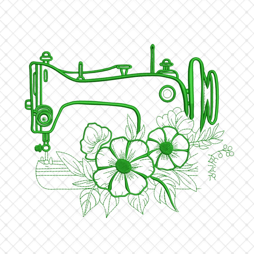 Motif de broderie Machine à coudre, motif floral de broderie Machine à ...