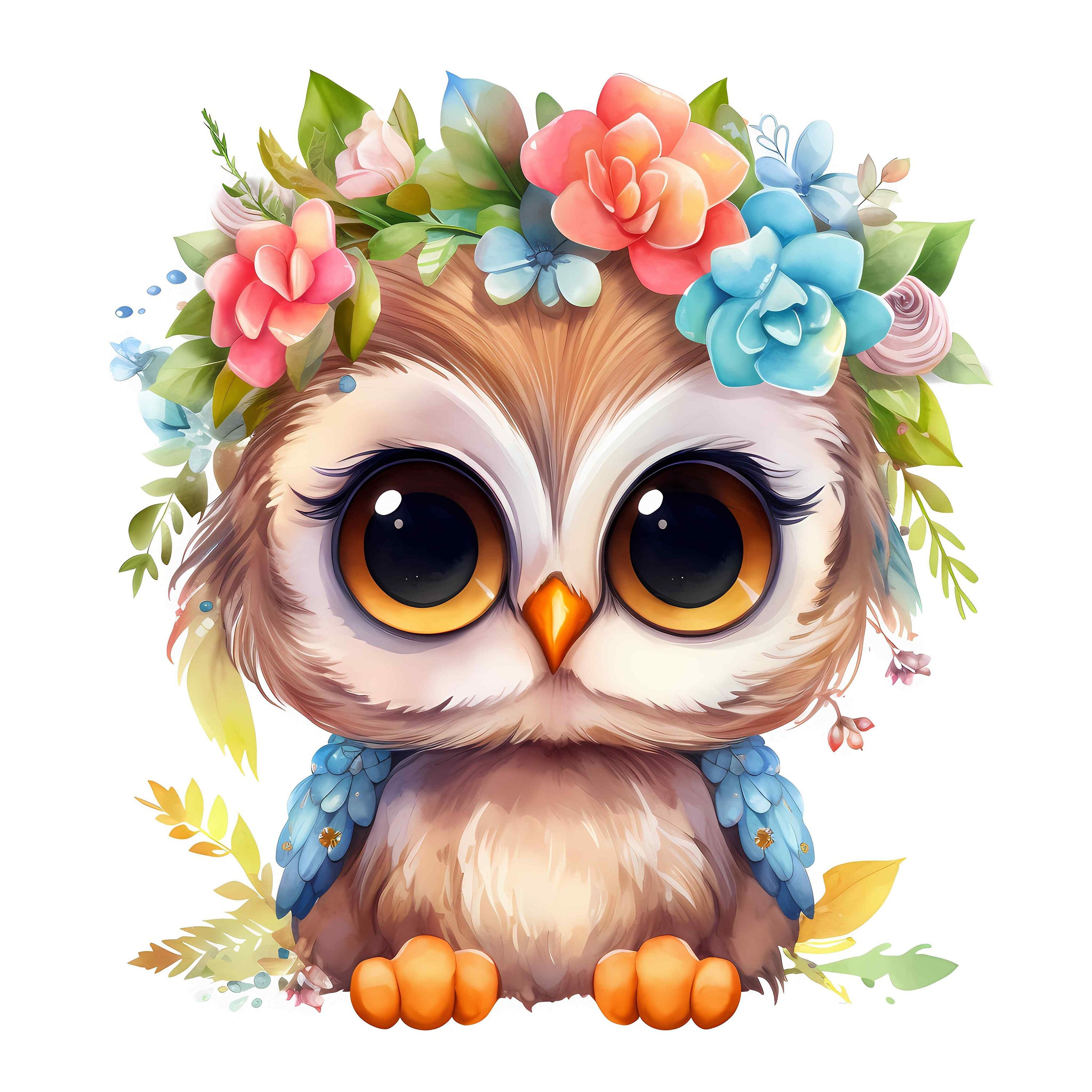 Baby Girl Owls Clip Art
