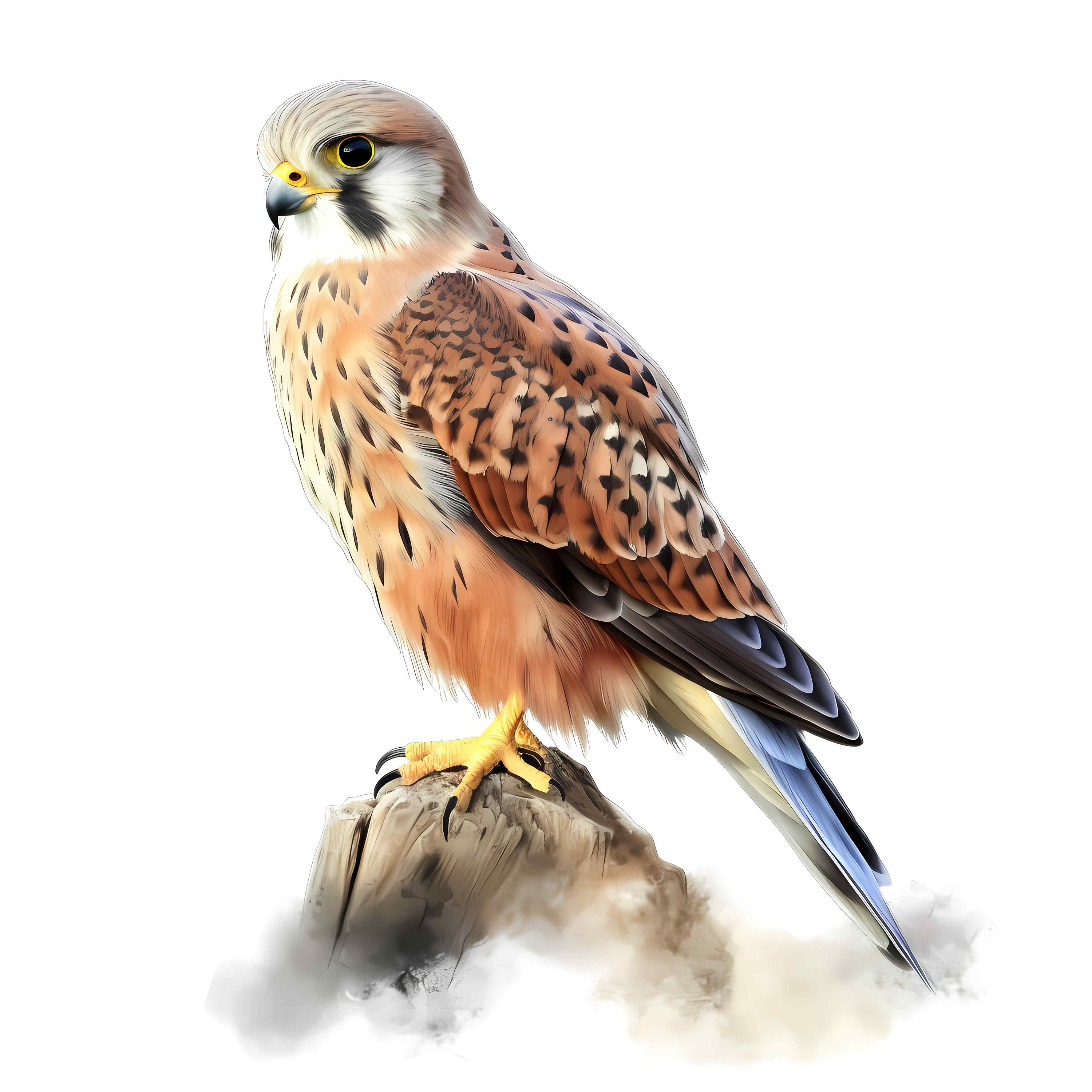 Common Kestrel Clipart Watercolor Kestrel Bird Clipart - Etsy