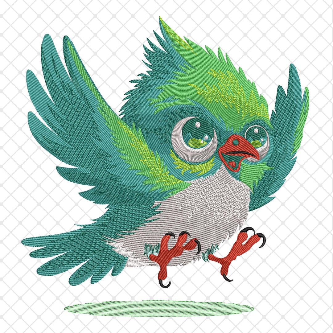 Magpie Embroidery Design, Bird Machine Embroidery File, Magpie ...