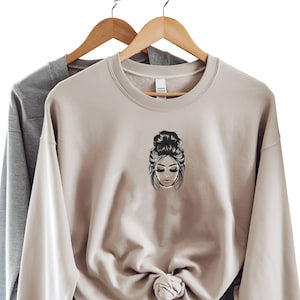 Woman's Hair Machine Embroidery Design, Beautiful Woman With Long Hair ...