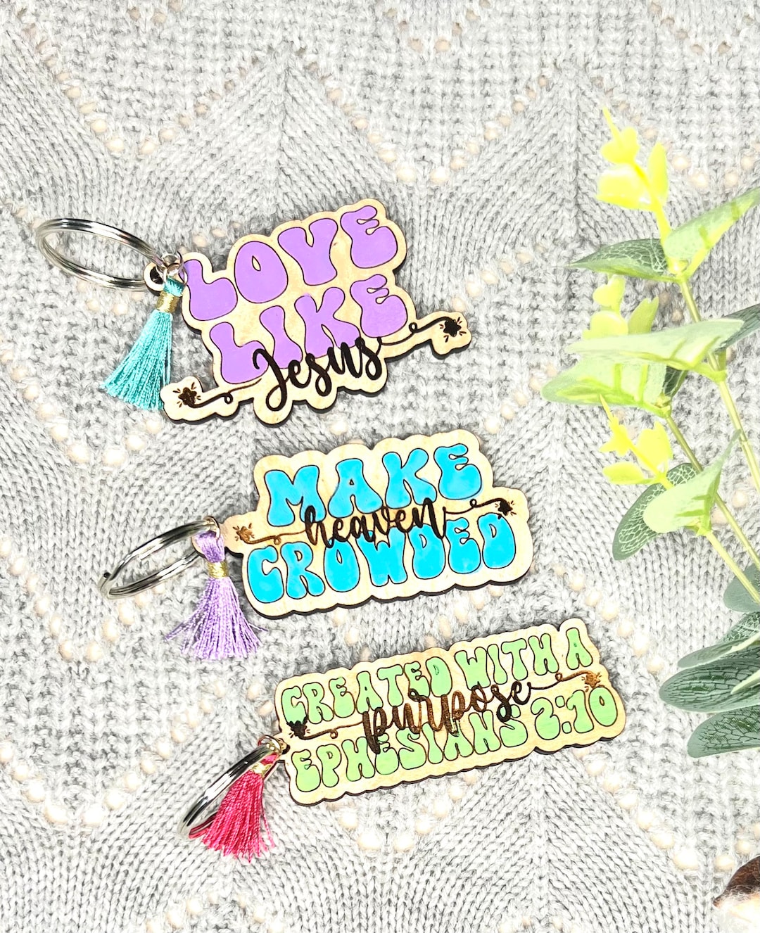 Keychain Bundle SVG; Christian Keychain SVG; Laser Cut Files - Etsy