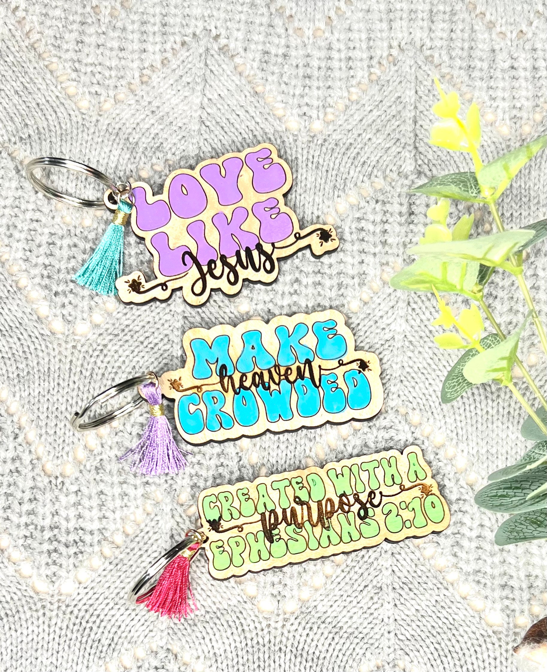 Keychain Bundle SVG; Christian Keychain SVG; Laser Cut Files - Etsy