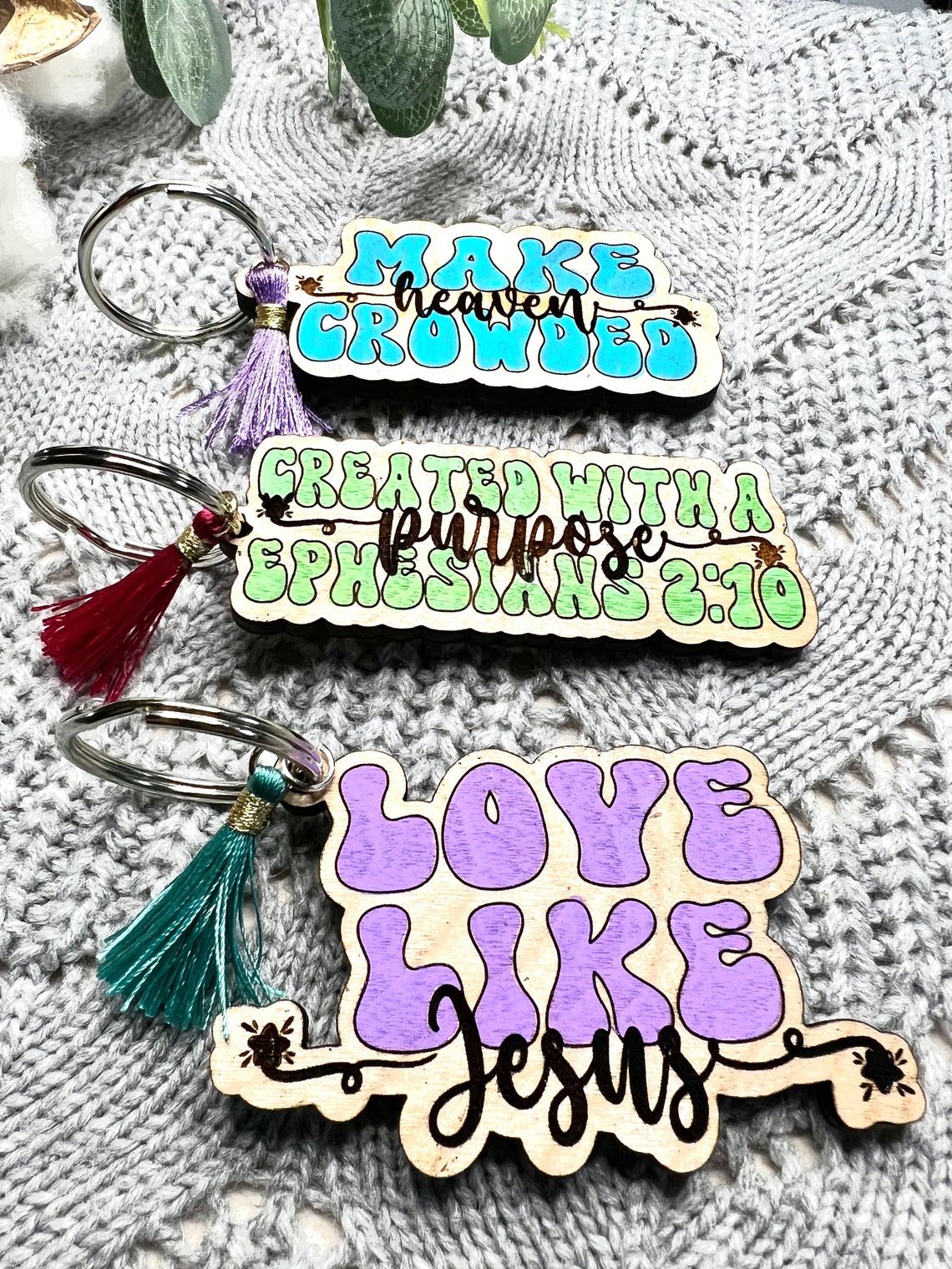 Keychain Bundle SVG; Christian Keychain SVG; Laser Cut Files - Etsy
