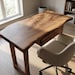 Handmade Live Edge Walnut Desk | Rustic Modern Home Office - Etsy