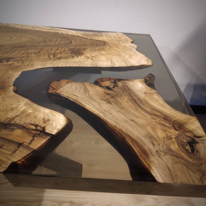 Smoke Epoxy Table Custom Resin Table Kitchen Dining Table - Etsy