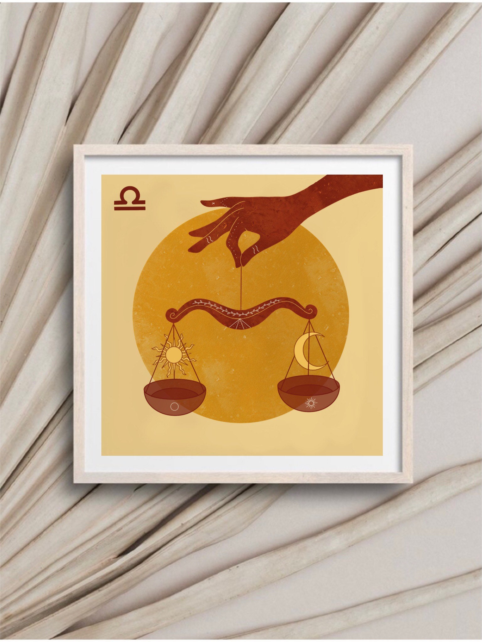 Libra Fine Art Zodiac Print | Etsy