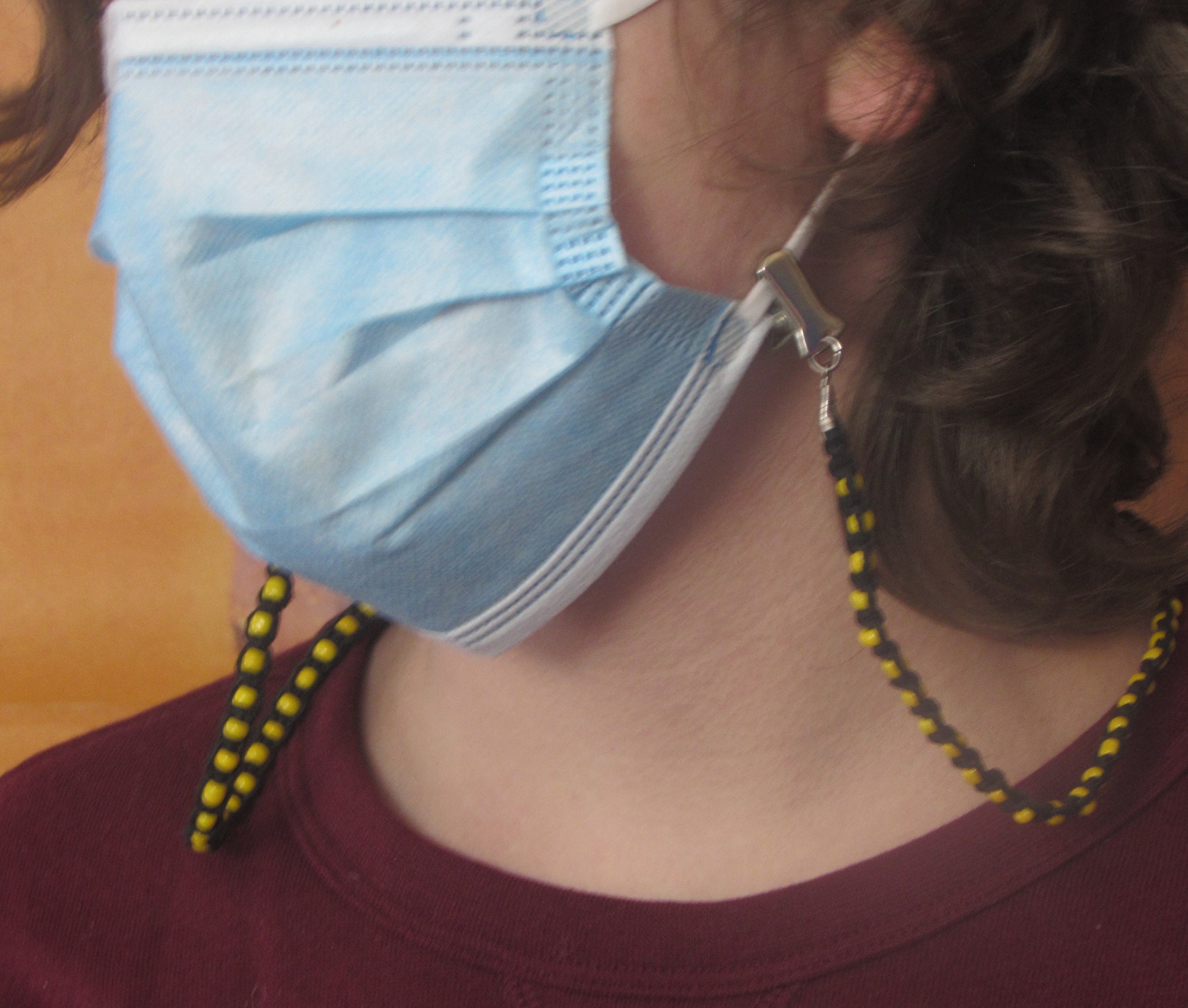 Customizable Beaded Lanyard to Accessorize Your Mask! With Easy Clasps ...