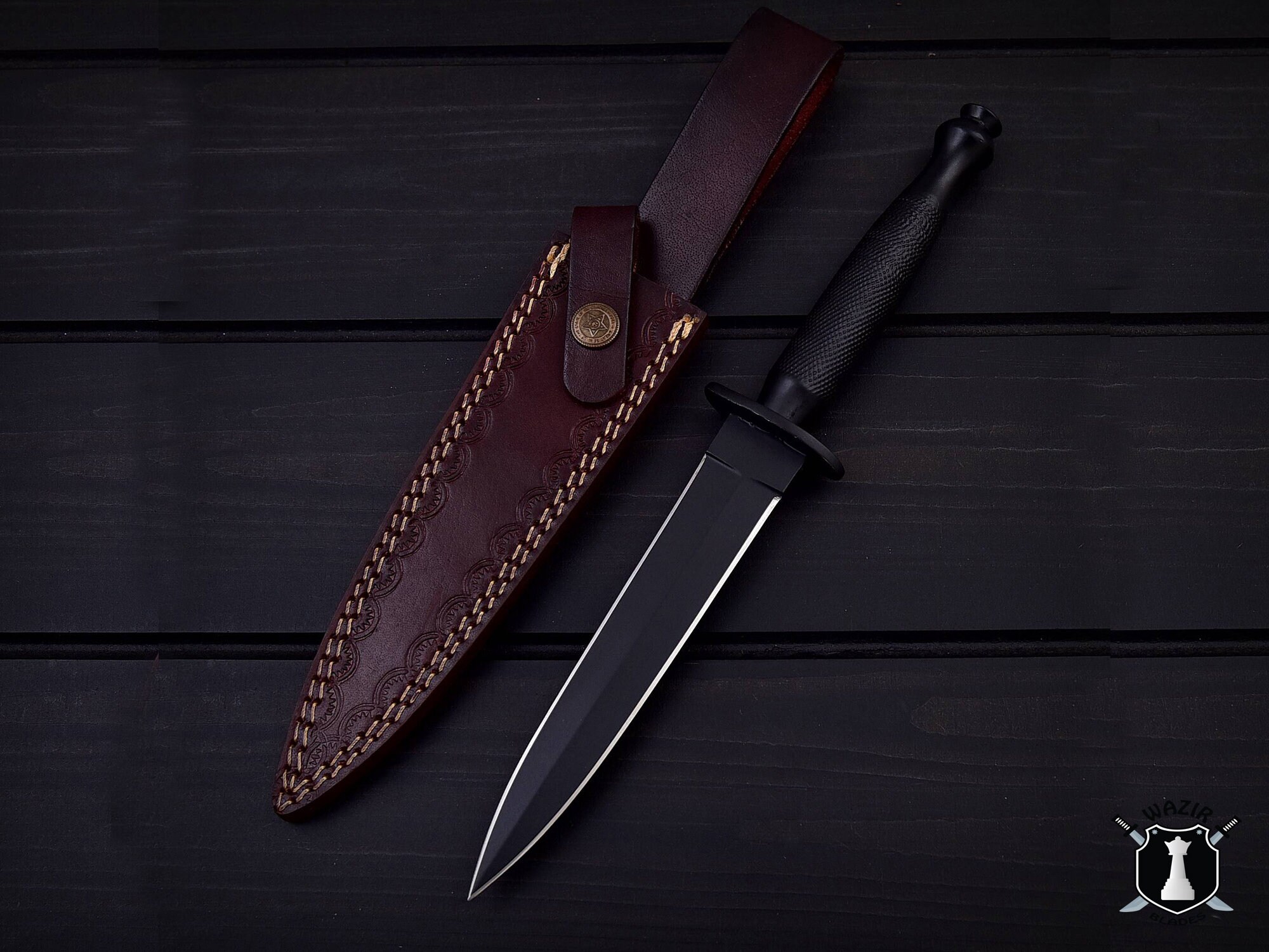 The Black Commando Handmade Dagger Commando Dagger Black Etsy