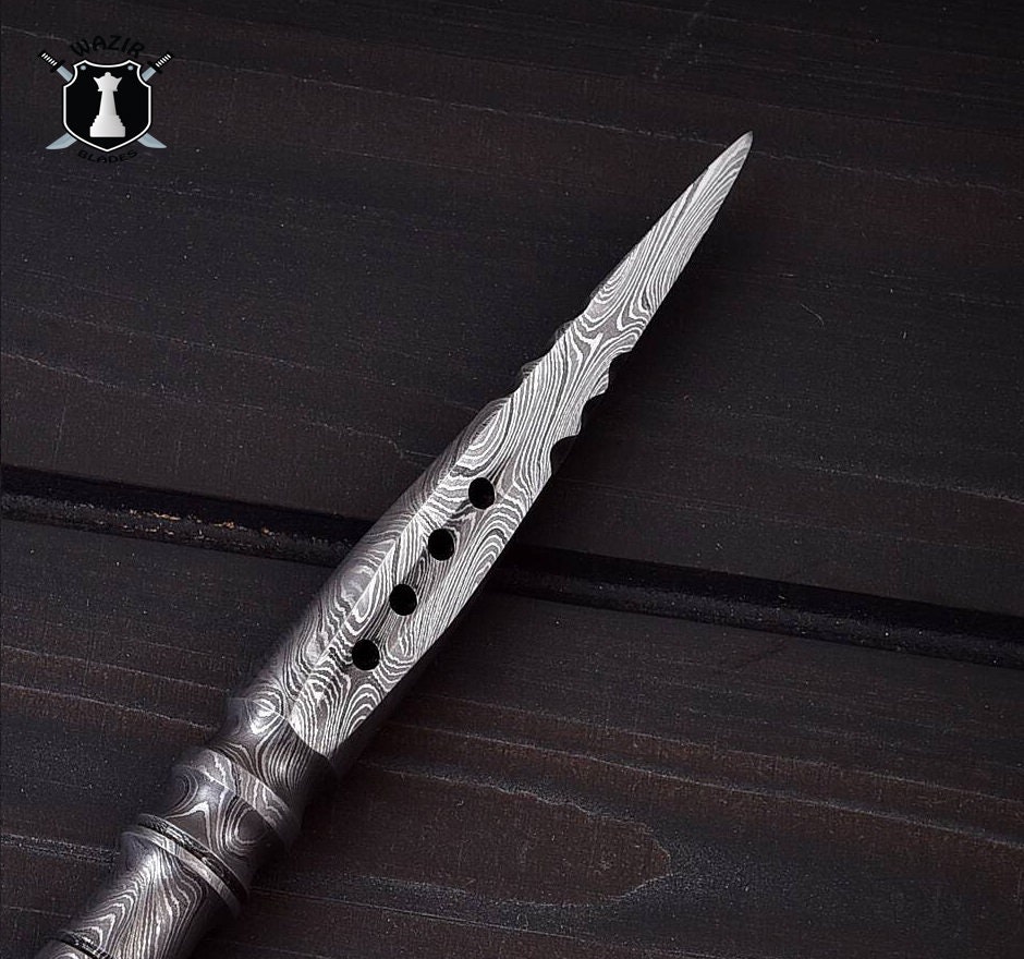 THE TRI DAGGER Damascus Dagger Handmade Tri Dagger Free - Etsy