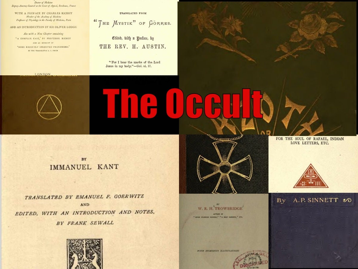 Occult Rare 260 Vintage Books PDF Witchcraft Demonology for Download - Etsy