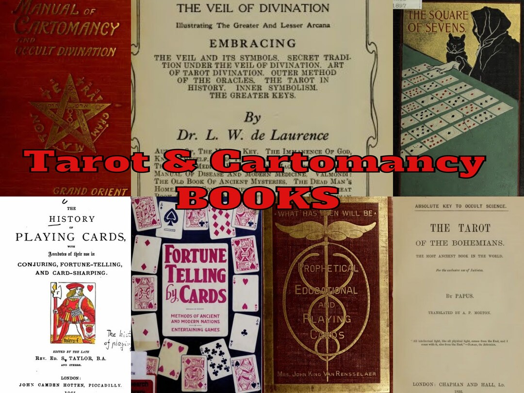 Cartomancy & Tarot Card 14 Vintage Books download - Etsy
