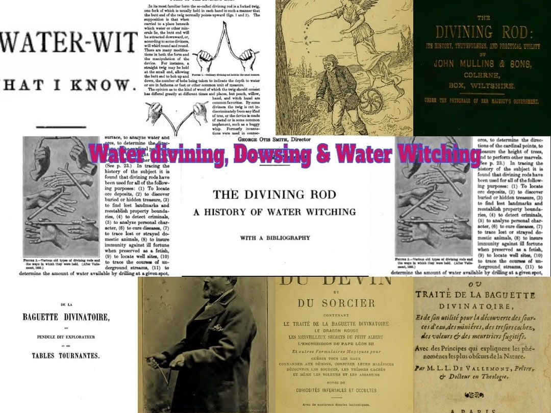 26 Books Dowsing Divining Rods & Water Witching Rare Out of - Etsy