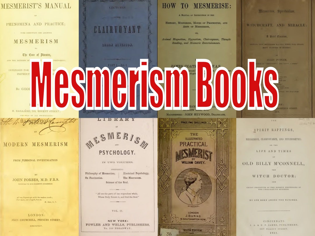 80 Vintage Mesmerism How to Mesmerise Books download - Etsy