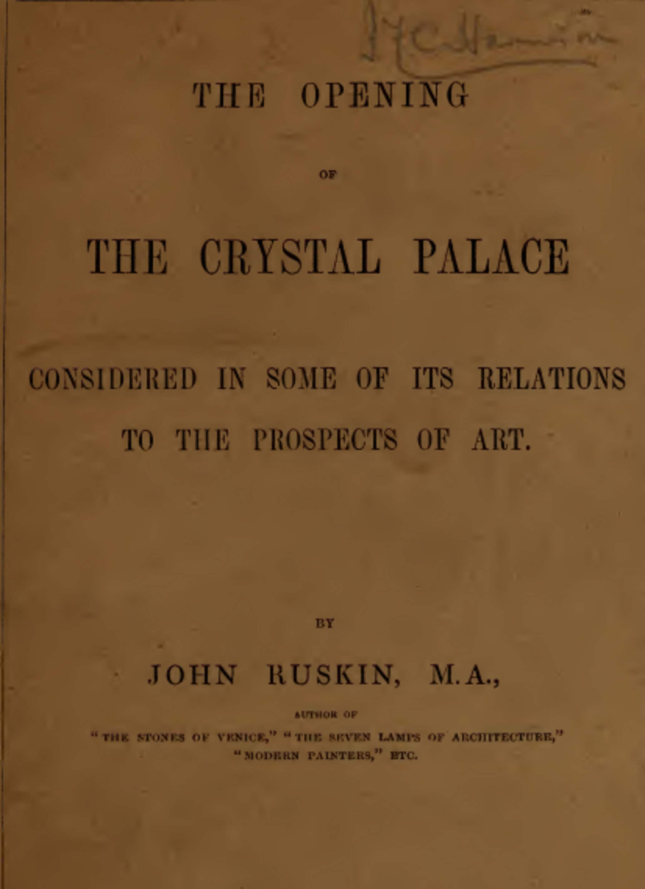 Crystal Palace 60 Vintage Books - the Great Exhibition 1851 Collection ...