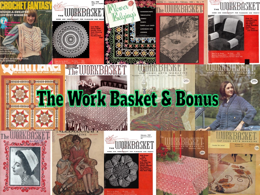 The Workbasket Magazine 115 Issues PDF + Bonus 42 Crochet, Needlecraft ...