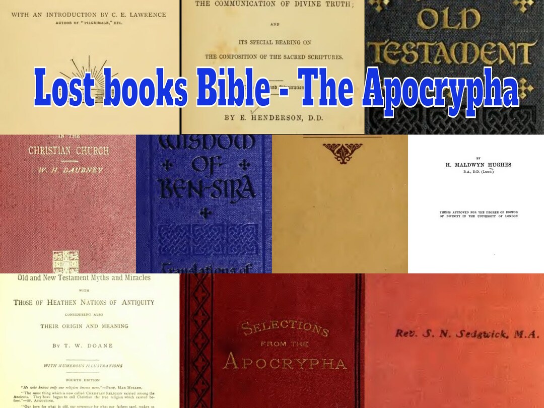 181 Lost Books of the Bible - the Apocrypha 181 Books PDF *download ...