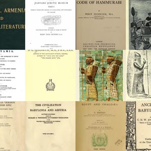 283 Old Books Babylon - Mesopotamia - Chaldea - Persia - Sumerians ...