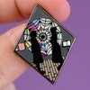 Wenclair Medival and Puppy Acrylic Pin - Etsy