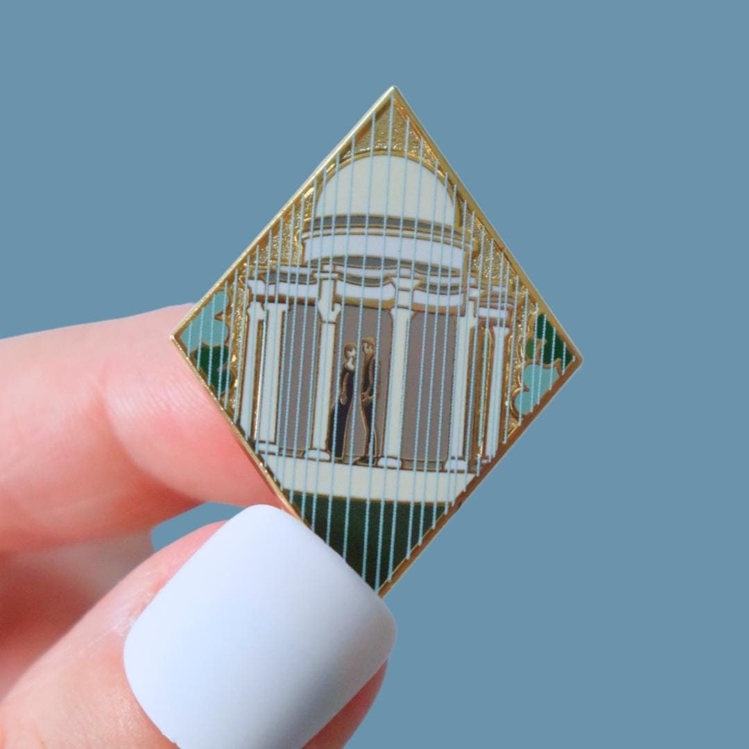 Temple of Apollo Enamel Pin: Jane Austen Pride & Prejudice Fan Art - Etsy