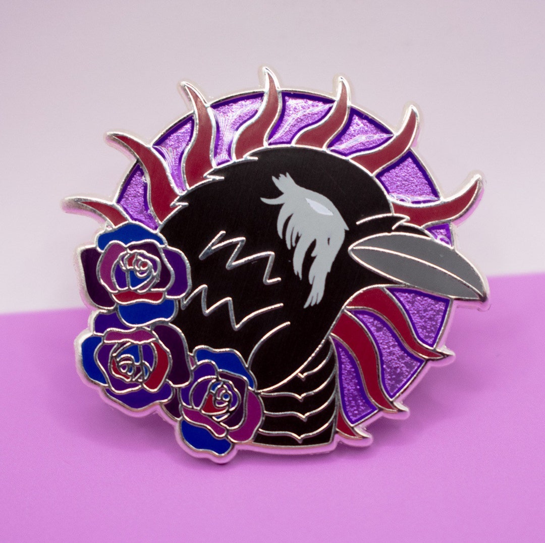 Antivan Crow Enamel Pin - Etsy