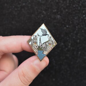 Berk Enamel Pin HTTYD Toothless Hiccup Fantasy Pin / Fan - Etsy