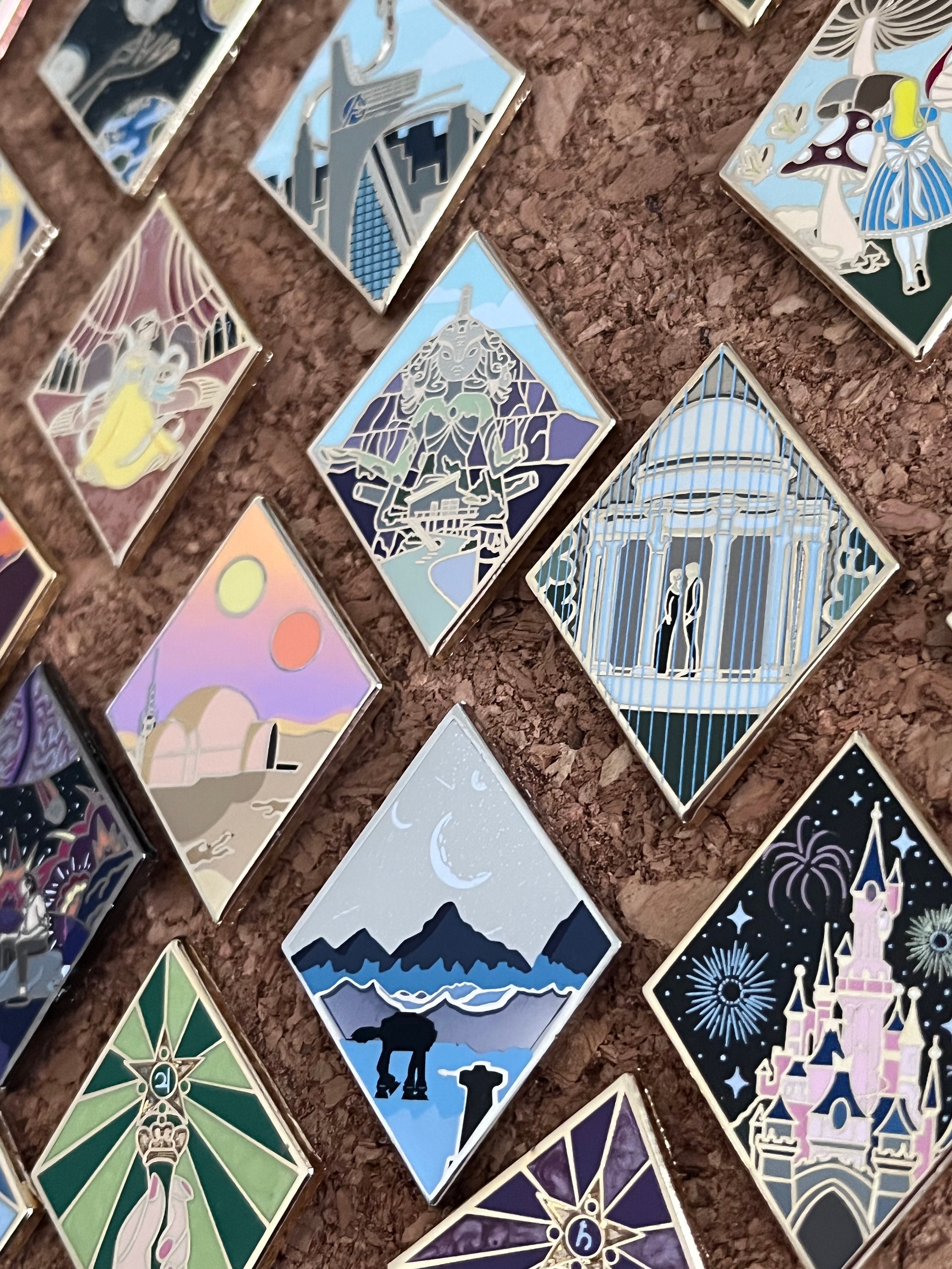 Desert Planet Enamel Pin Sci-fi Space Sunset Lapel Pin - Etsy