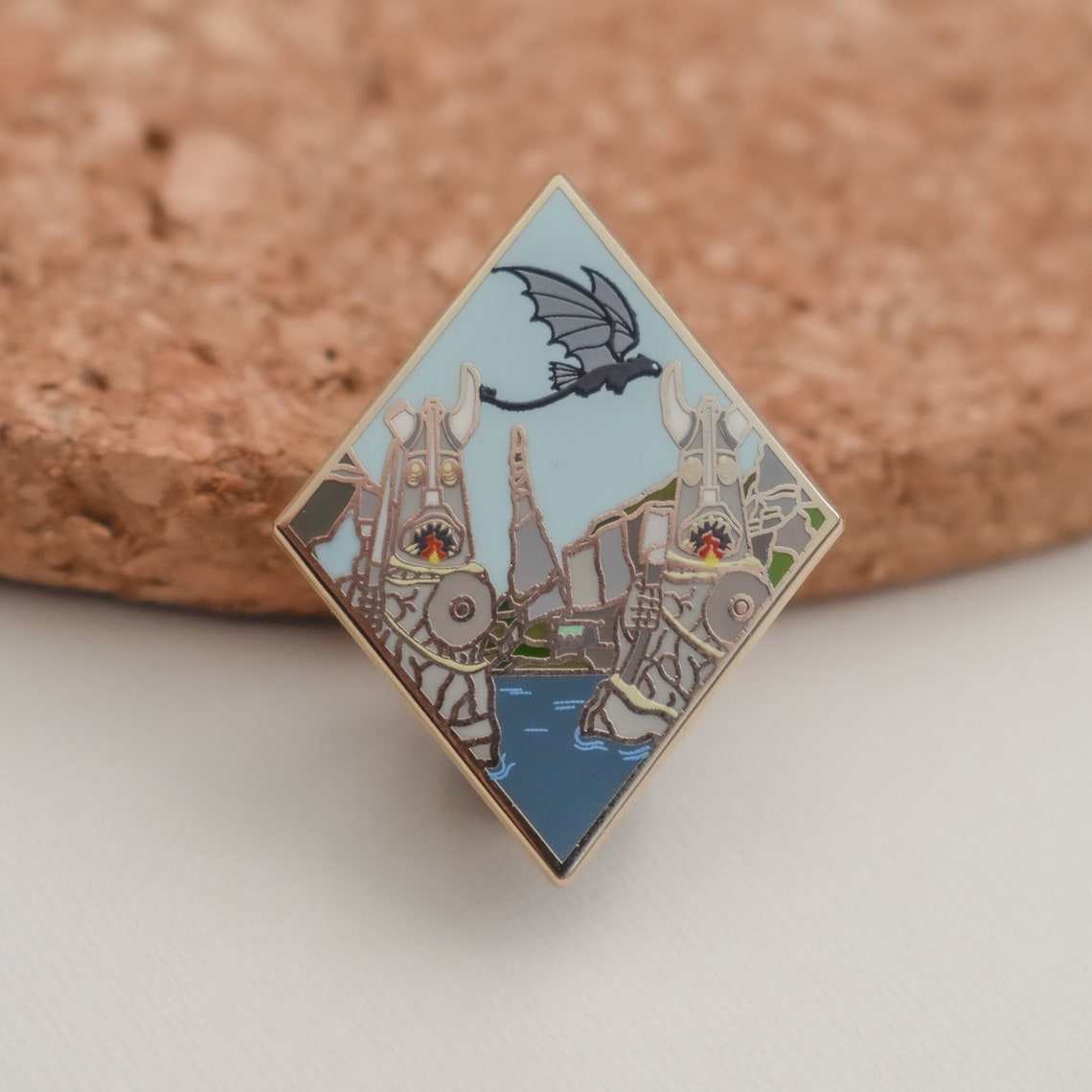 Berk Enamel Pin: HTTYD, Toothless, Hiccup, Fantasy Fan Art Lapel Pin - Etsy