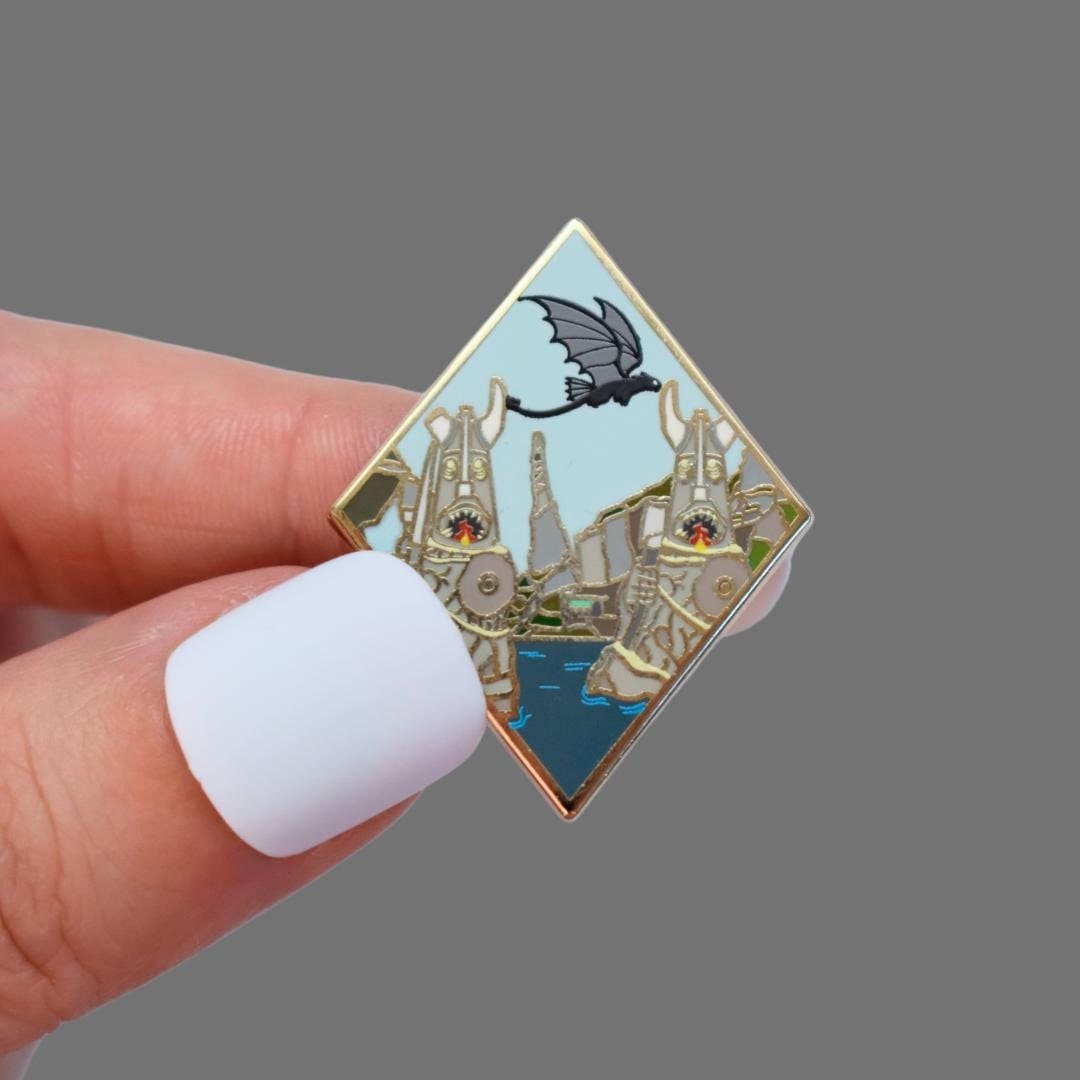 Berk Enamel Pin: HTTYD, Toothless, Hiccup, Fantasy Fan Art Lapel Pin - Etsy