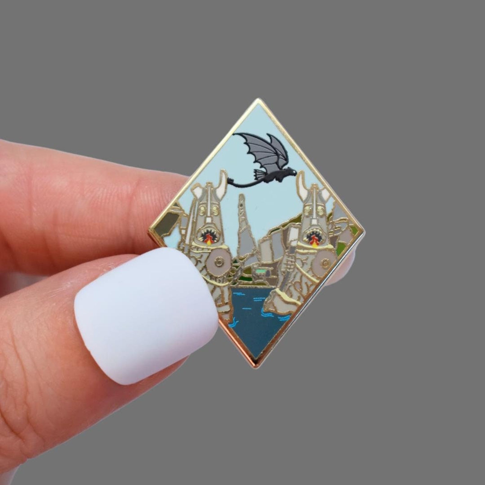 Berk Enamel Pin: HTTYD, Toothless, Hiccup, Fantasy Fan Art Lapel Pin - Etsy