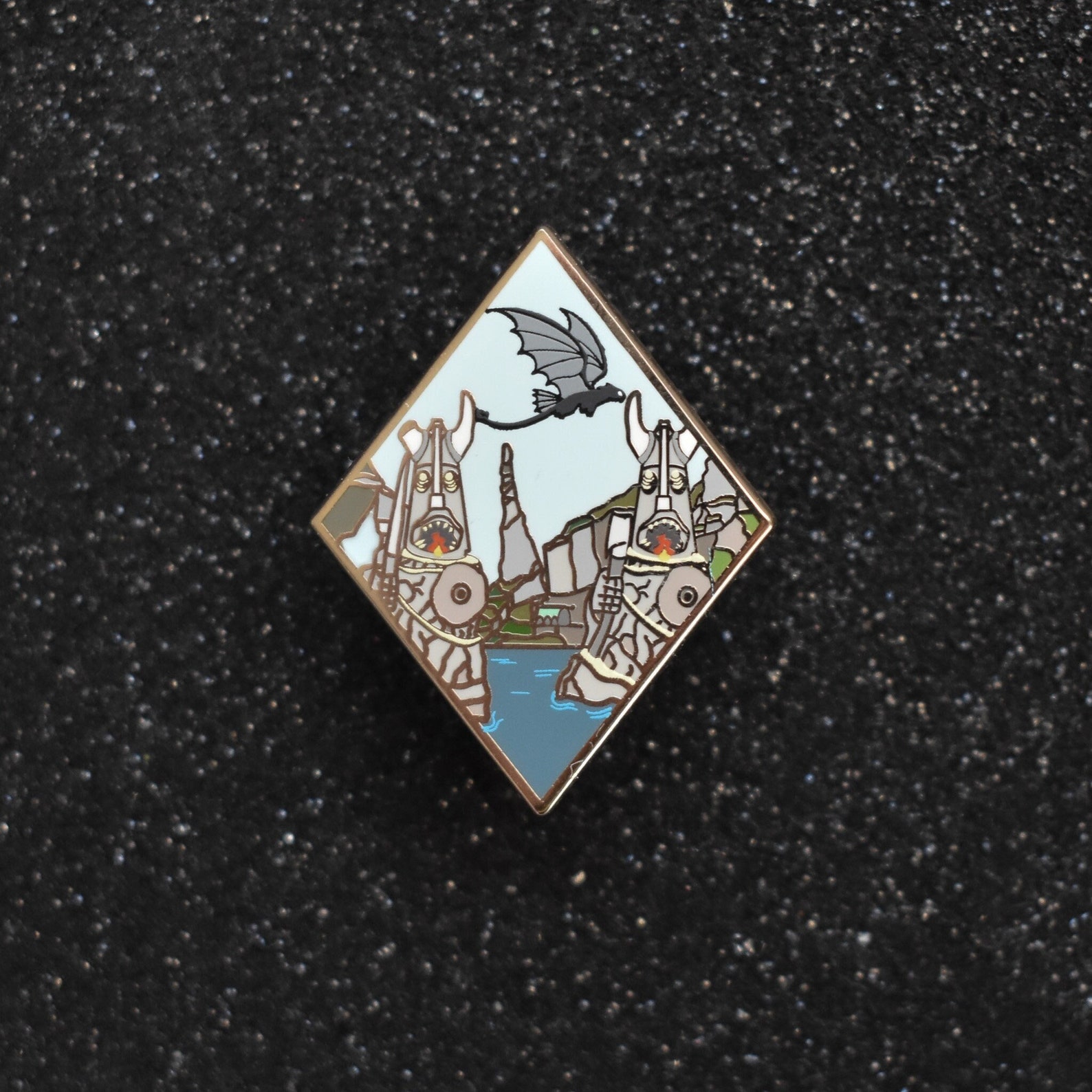 Berk Enamel Pin: HTTYD, Toothless, Hiccup, Fantasy Fan Art Lapel Pin - Etsy