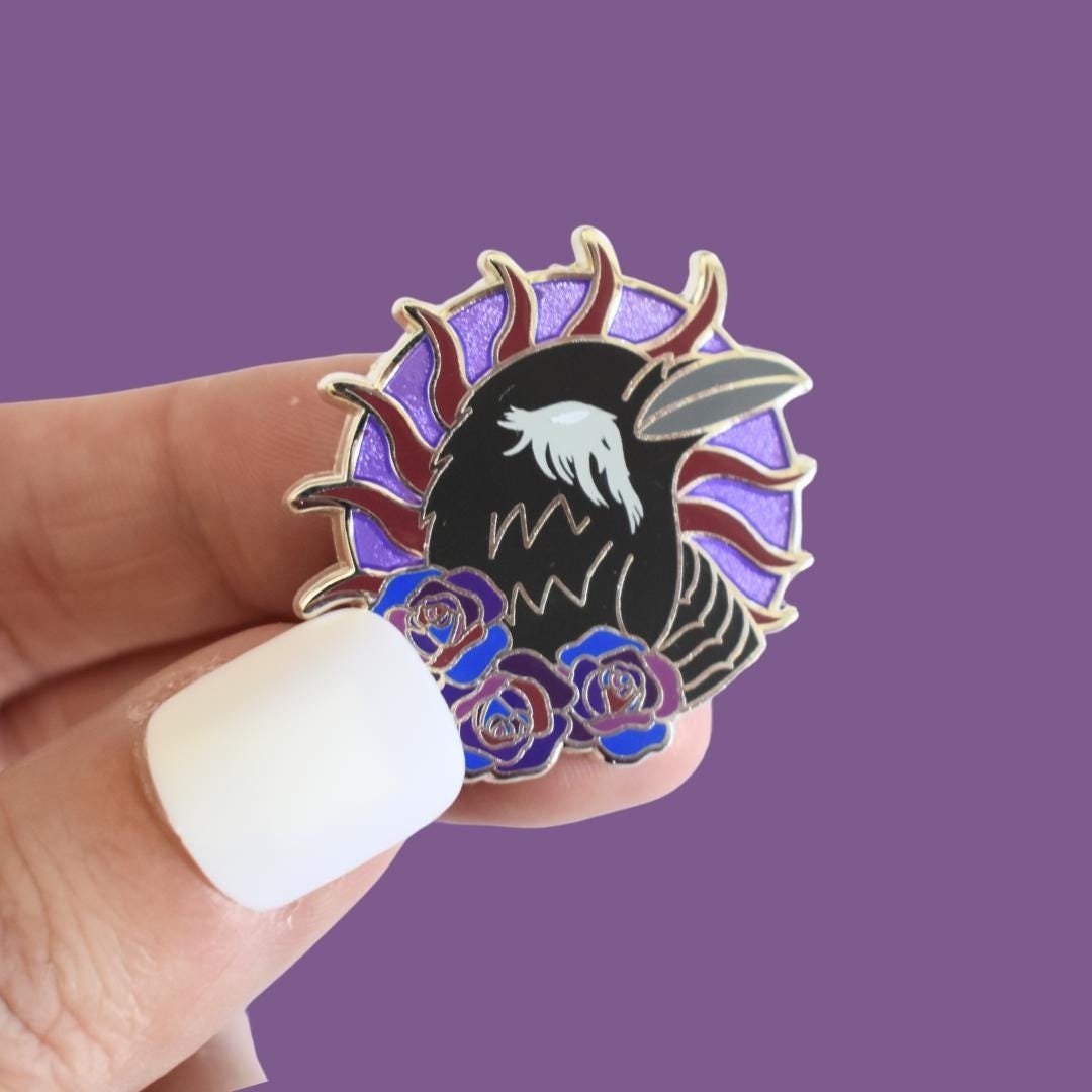 Antivan Crow Enamel Pin | Veilguard, Lucanis Dellamorte, Dragon Age ...