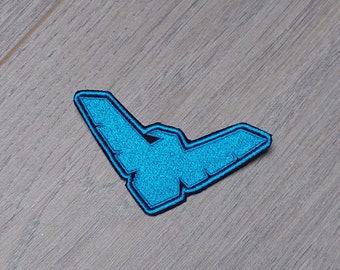 Modern Robin Logo Sidekick Iron on Embroidery Patch Mtcoffinz - Etsy