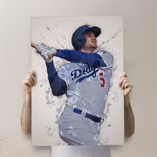 Seager Baseball Art - Etsy