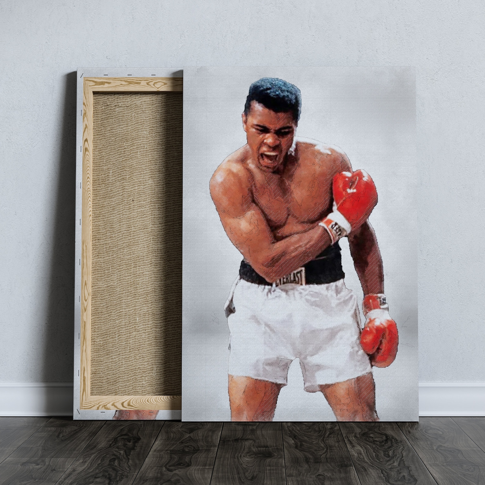Muhammad Ali ,poster ,boxing ,professional Boxer , Wall Art , Canvas ...