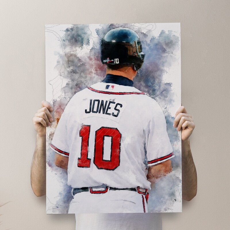 Chipper Jones Canvas Art - Etsy