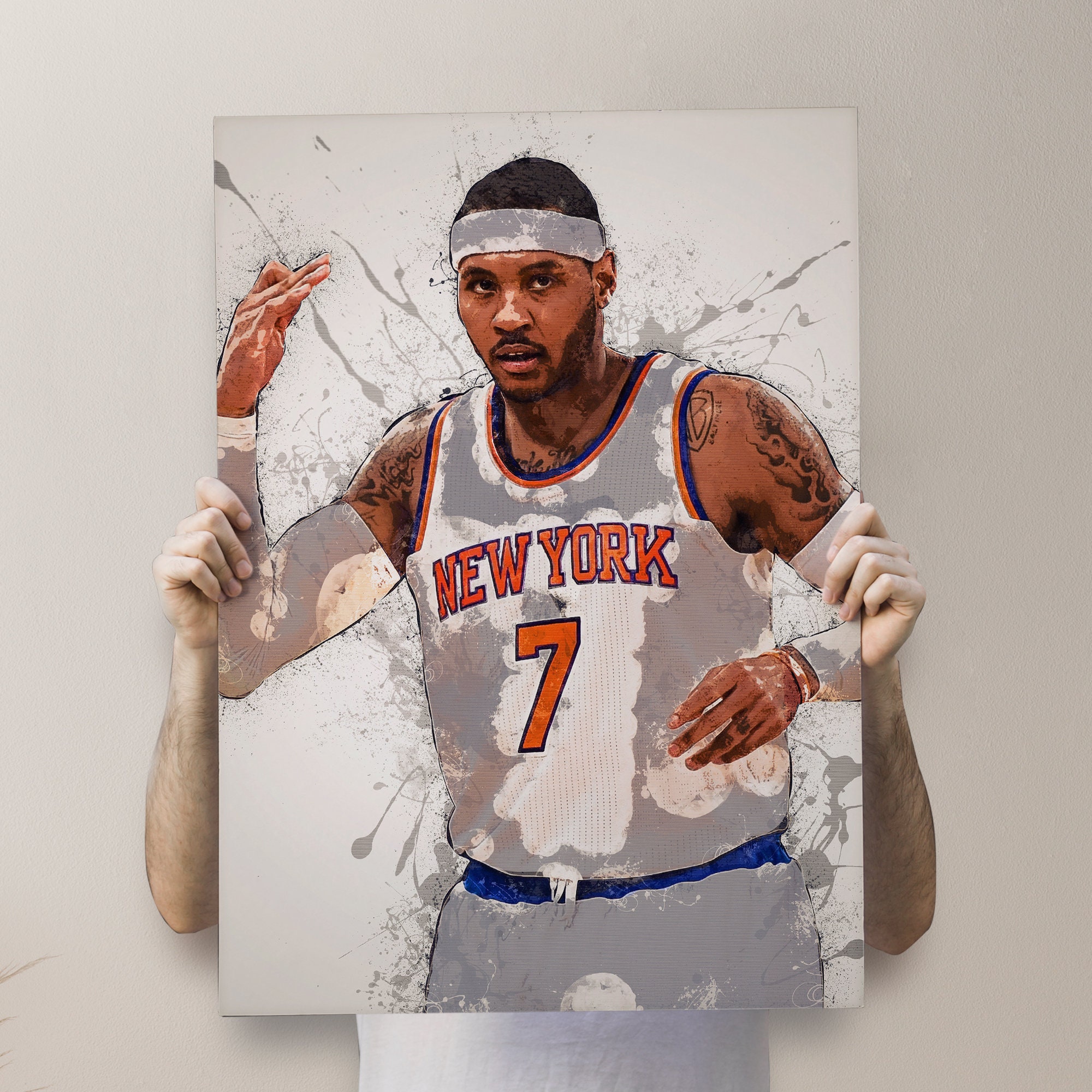 Carmelo Anthony Art