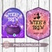 Vintage Witch's Brew Label PNG, Retro Witch Label, Halloween Sign ...