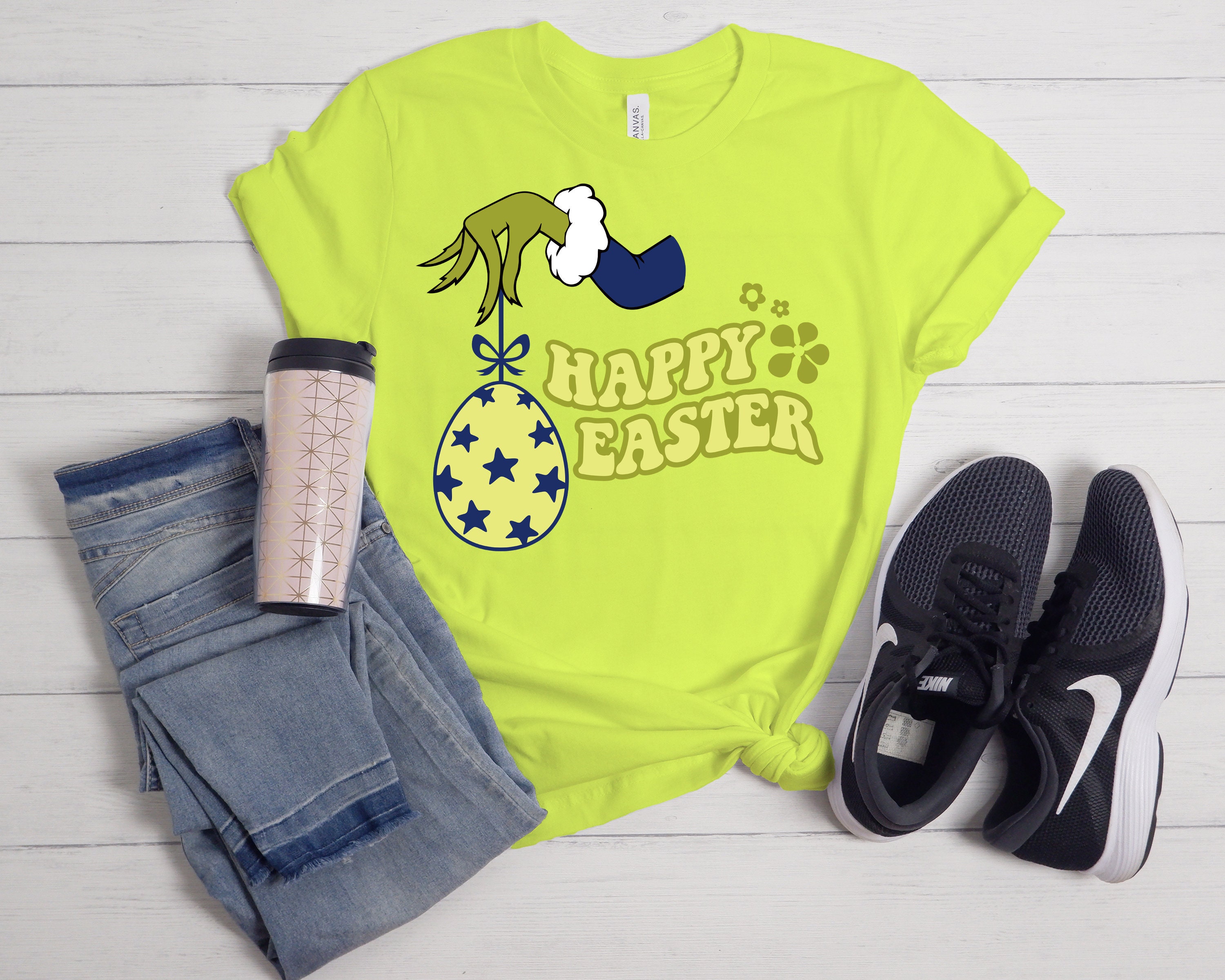 Grinch Hand Egg Svg Happy Easter Cute Easter Shirt - Etsy