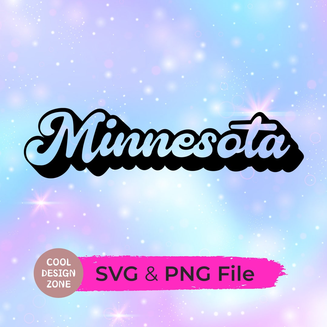 Retro Minnesota SVG, Minnesota State Svg, Vintage Minnesota Clipart ...